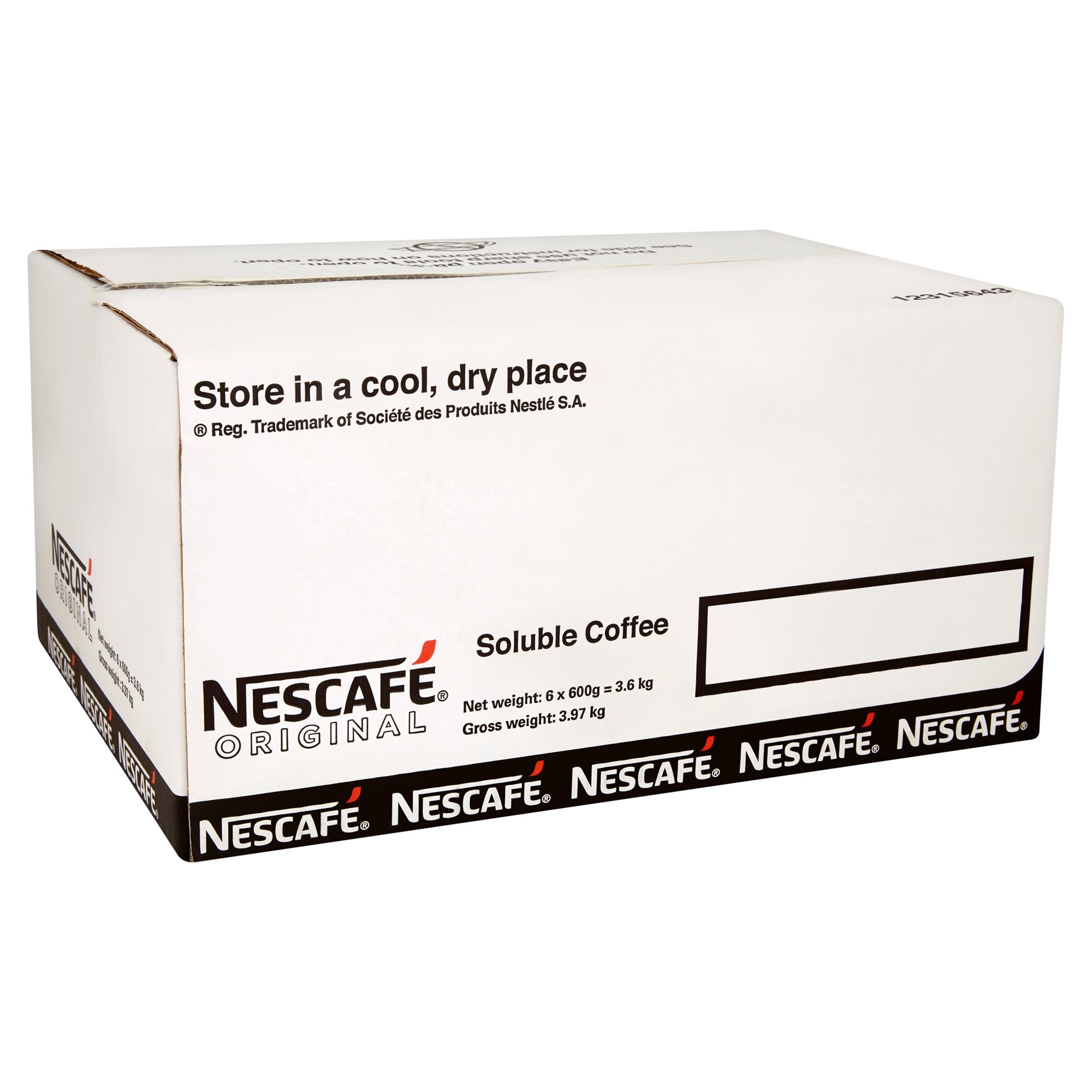 Nescafe Original Instant Coffee Refill 600g - 12533670